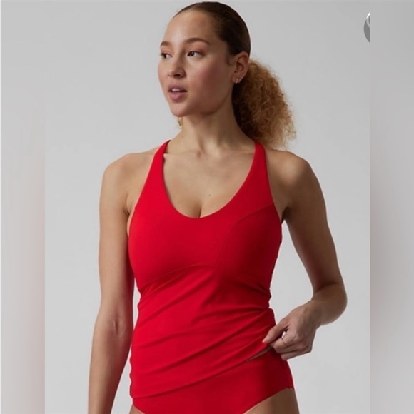 Athleta | Swim | Athleta Triangle Tankini Ddd Matador Red | Poshmark